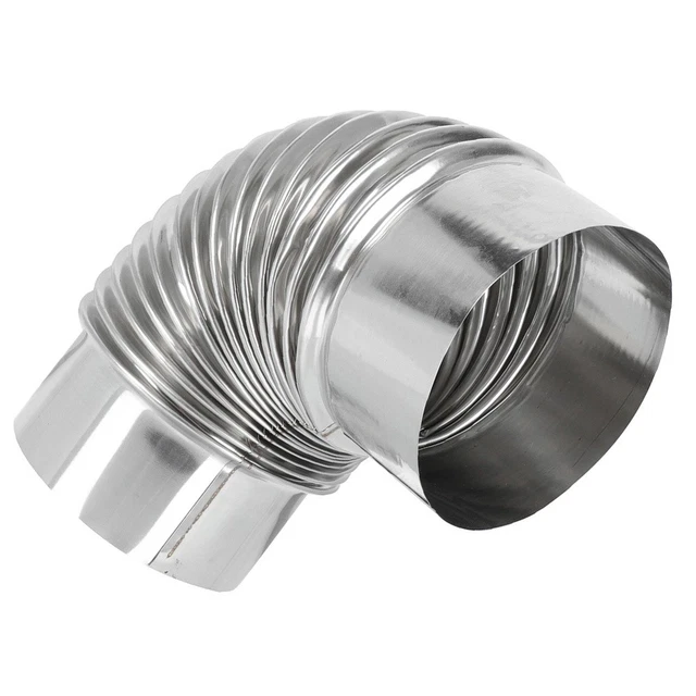 CHIMNEY PIPE REDUCER Stove Adaptor Flue Extension Elbow Exhaust for £10 ...