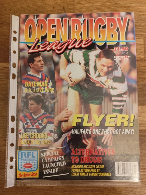 MAGAZINE - OPEN Rugby League Magazine #144 April 1992 £2.50 - PicClick UK