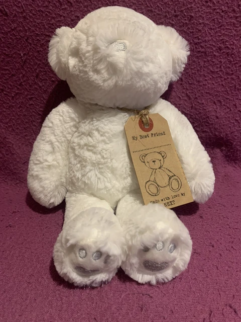 NEXT MY BEST Friend Teddy Bear White Plush Soft Toy 26cm £9.99 ...