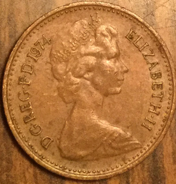 1974 UK GB Great Britain New 1/2 Penny Coin $1.96 - PicClick CA