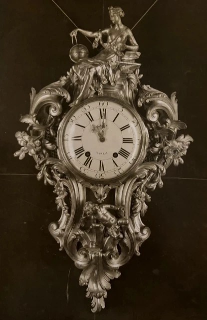 PHOTOGRAPHIE PENDULE BRONZE Louis Xvi Maison Fersen Paris Decorateur ...