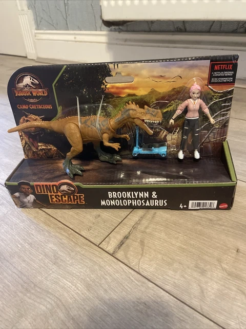 Jurassic World Camp Cretaceous Dino Escape Brooklynn And Monolophosaurus