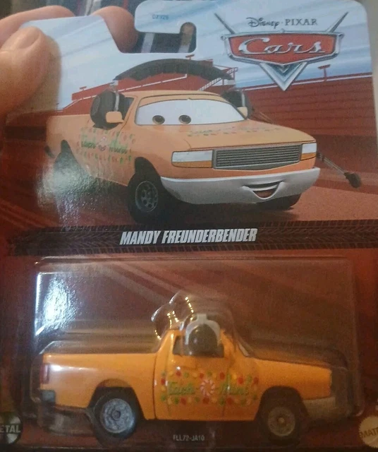 DISNEY PIXAR CARS - MANDY FREUNDERBENDER - 1:55 Scale Diecast Mattel ...