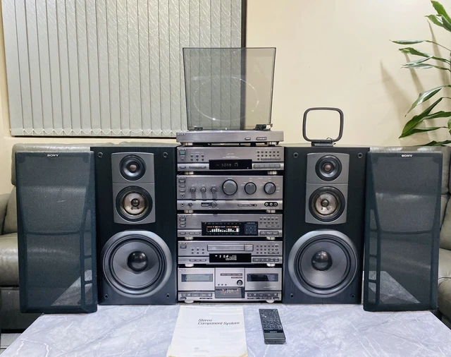 SONY LBT-707 STEREO Stack System HiFi Separates Speakers + Remote ...