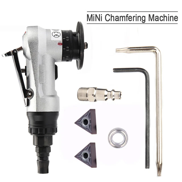 MINI PNEUMATIC CHAMFERING Machine 45 Degree Air Chamfer Tool Adjustable ...