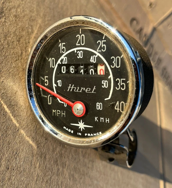 VINTAGE HURET Bike Speedometer MPH / Km (no cable) (G140) £39.99 ...