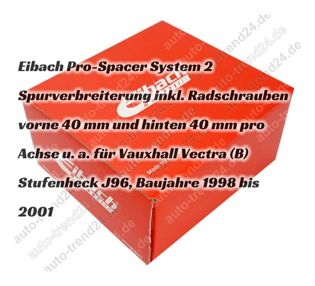 SV VA 40MM & HA 40mm & Schrauben-👜 u.a.: Vauxhall Vectra B Stufenh. J96 ...