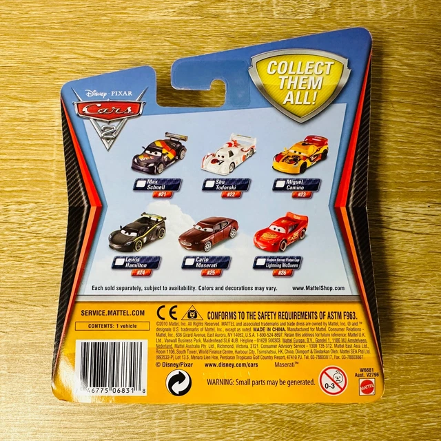 HUDSON HORNET PISTON Cup Lightning McQueen Disney Pixar Diecast Metal ...