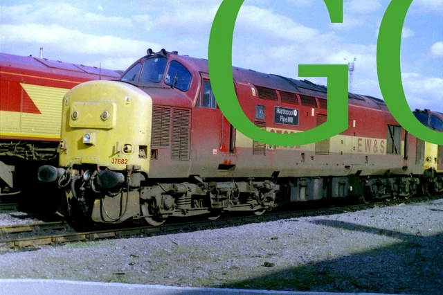 UK RAILWAYS 35MM COLOUR NEGATIVES: 37682- 66151 at STRATFORD DEPOT 26-2 ...