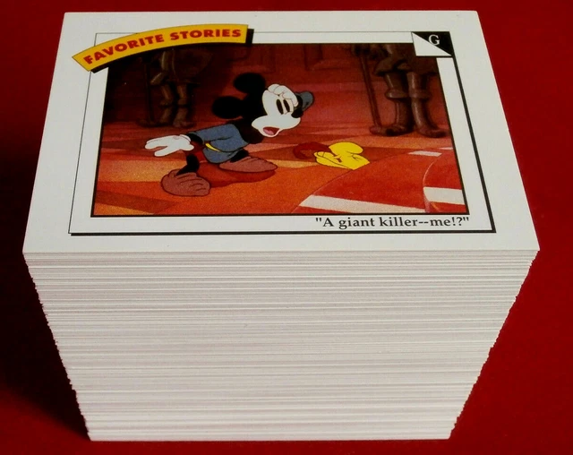 DISNEY COLLECTOR CARDS - Complete VINTAGE Base Set (210 cards) - IMPEL ...