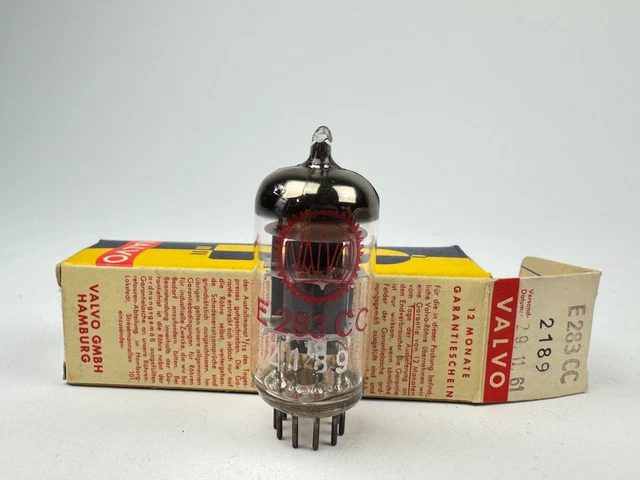 VALVO E283CC RÖHRE NOS OVP red Print E83CC ECC803S Triode Verstärker ...