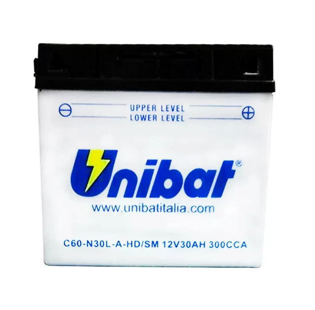 BATTERIE 12V 30AH UNIBAT C60-N30L Pour Moto Guzzi V11 Ev 1100 98-99 EUR ...