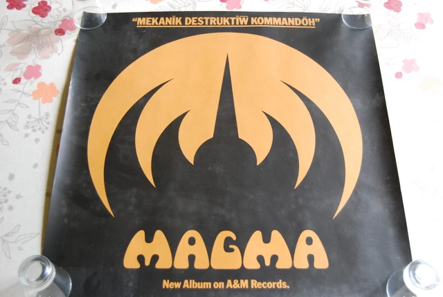 MAGMA CHRISTIAN VANDER Poster : A&M Records 1973 album MDK EUR 40,00 ...