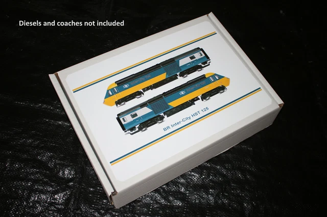 STORAGE BOX FOR Hornby OO Gauge BR Intercity 125 HST 2 Car Dummy & 2 ...