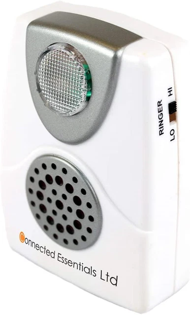 AUDIBLE & VISUAL Telephone Call Alert With Flashing Light & Adjustable ...