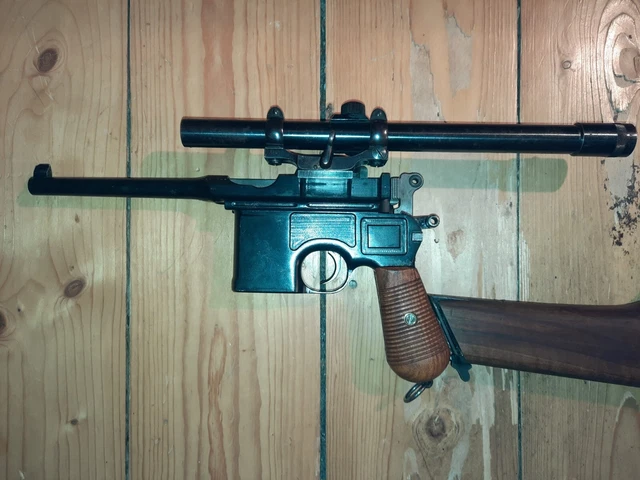 ZIELFERNROHR UND MONTAGE für Pistole Mauser C96 £1,307.81 - PicClick UK