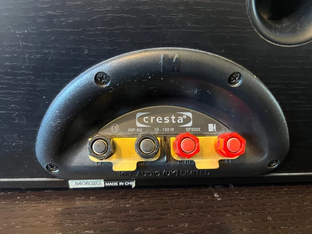 KEF CRESTA SP3322 Centre Speaker In Black Ash - No Reserve!! £16.32 ...