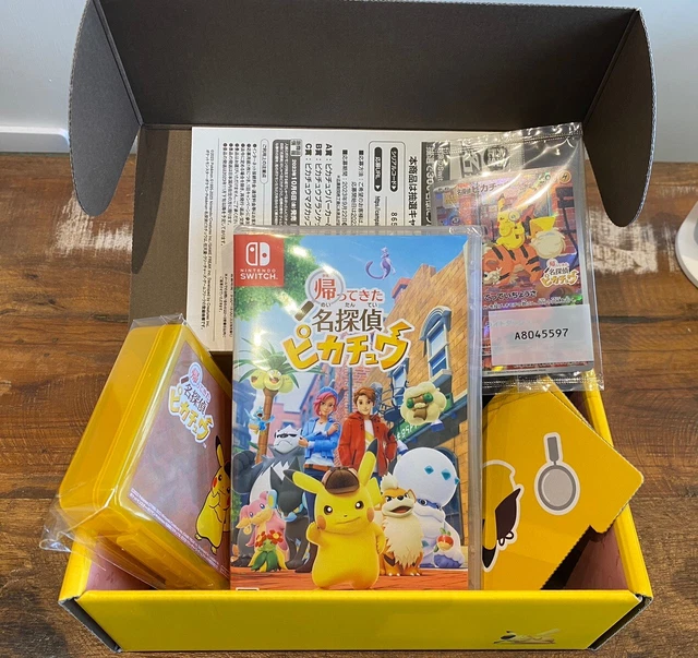 NINTENDO DETECTIVE PIKACHU Returns Japanese Switch Game w Promo Card ...