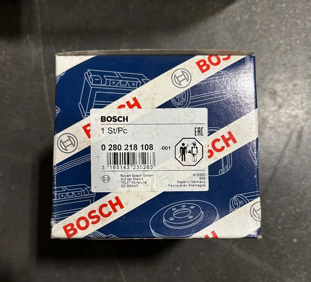 NEW GENUINE BOSCH 0280218108 Mass Air Flow Sensor MAF for VOLVO 2003-99 ...