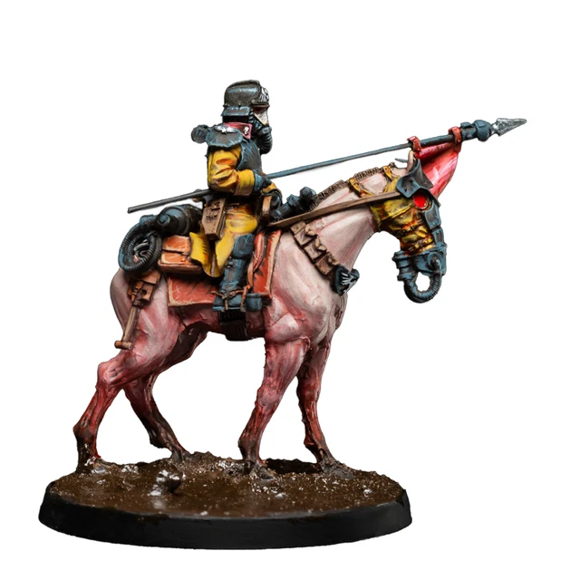 RIDER #5 OF Krieg Death Squadron painted Warhammer 40k Pre-Sale | Art ...