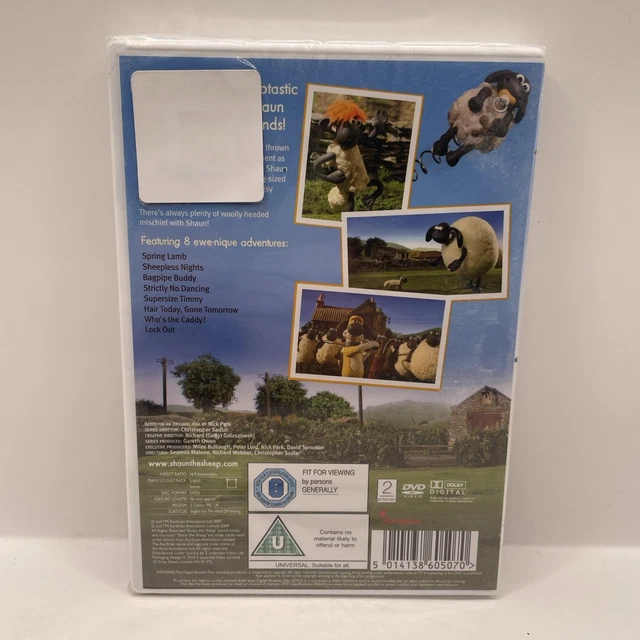 3X SHAUN THE Sheep DVDs - Flock To The Floor/Spring Lamb/Cleaning - New ...