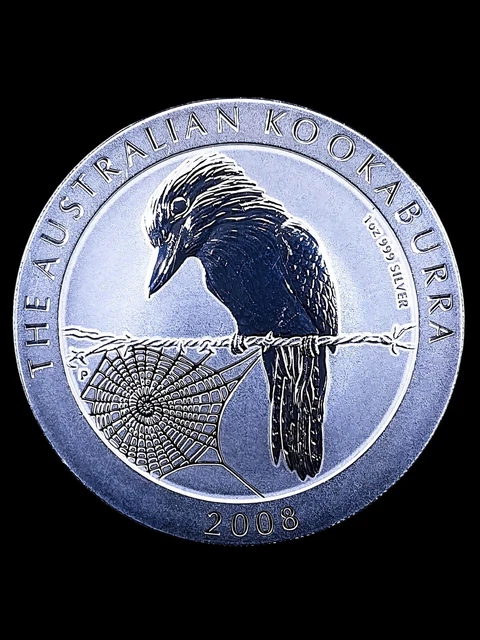2008 AUSTRALIAN KOOKABURRA Perth Mint 1oz Silver Coin $79.00 - PicClick AU