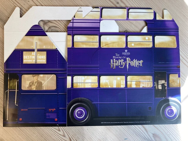 HARRY POTTER WARNER bros studio tour Knight Bus Lunch Pack Gift Box VGC ...