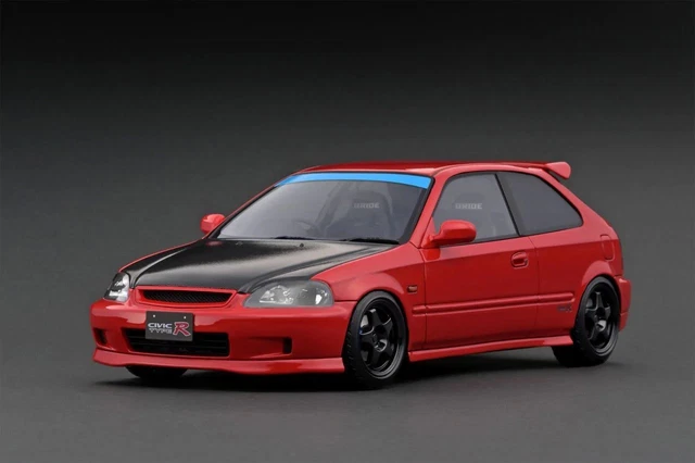 1:18 HONDA CIVIC (EK9) Type R -- Red -- Ignition Model IG2677 $499.99 ...