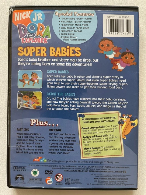 DORA THE EXPLORER - Nick Jr - Super Babies with Special Features - US ...