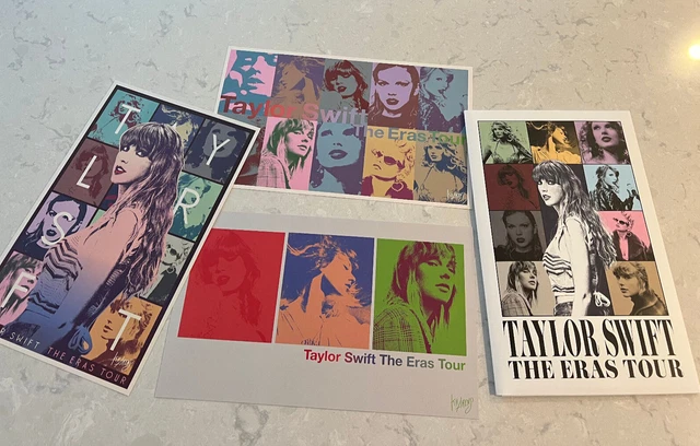 TAYLOR SWIFT THE Eras Tour VIP Merch Box Exclusive 3 Poster & Envelope ...