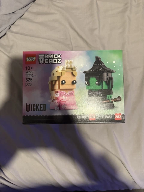 LEGO BRICKHEADZ WICKED Elphaba & Glinda Figures Set 40794 New & Sealed ...