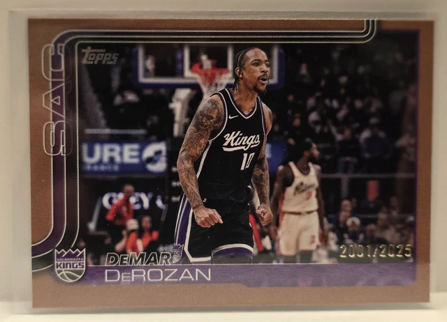 DEMAR DEROZAN NBA Topps 2025 Serialized 2001/2025 £1.16 - PicClick UK