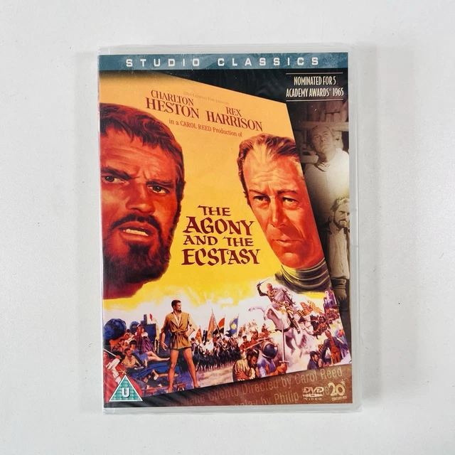 THE AGONY AND The Ecstasy (DVD, 1965) PAL Region 2 (Charlton Heston ...