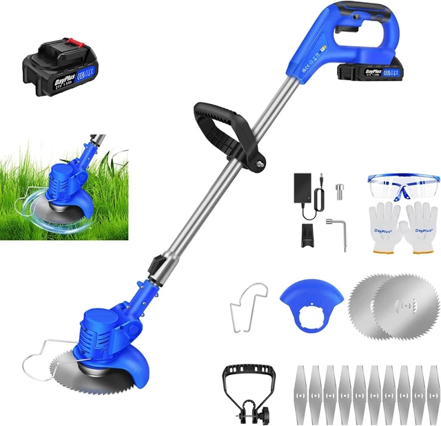 CORDLESS GRASS TRIMMER Electric Strimmer Garden Edger Cutter with Li-ion Battery £32.10 ...