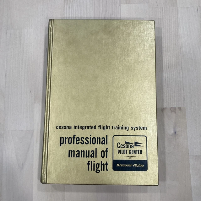 CESSNA INTEGRATED FLIGHT Training System Manual Of Flight Book Pilot ...