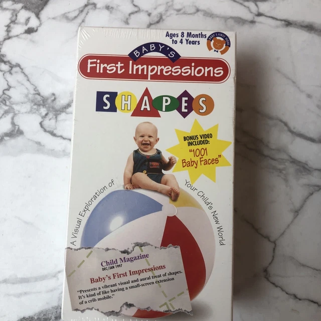 BABYS FIRST IMPRESSIONS: Shapes (VHS, 1996) £15.08 - PicClick UK