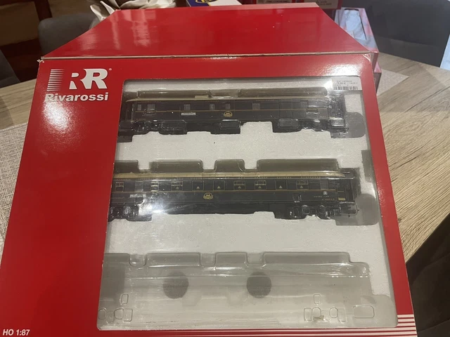 RIVAROSSI &ORIENT-EXPRESS& EPOQUE II Echelle HO Coffret de 2 Voitures HR4020 M. EUR 39,90 ...