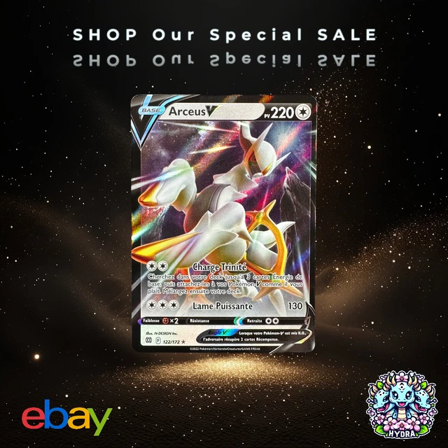 CARTE POKÉMON ARCEUS V 122/172 Stars Étincelantes Épée & Bouclier EUR 7 ...