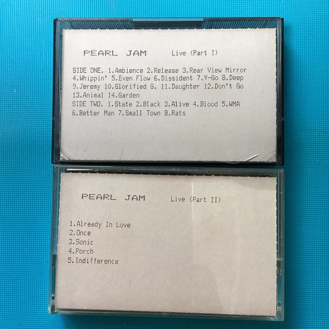 PEARL JAM - Double PROMO Sampler Cassette Tape - RARE EUR 29,24 ...