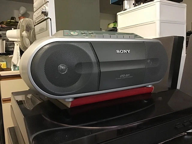 SONY CFD-S01 BOOMBOX CD/AM/FM radio/cassette player & recorder $30.00 ...