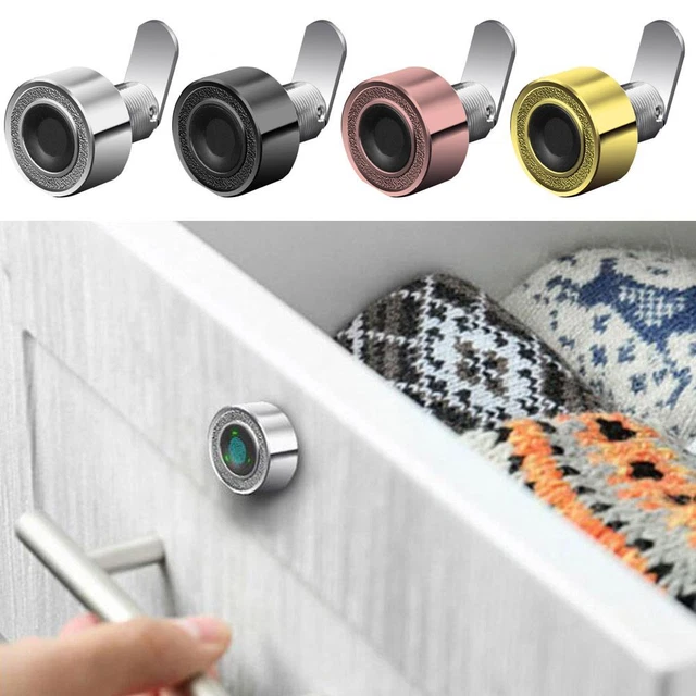 OFFICE CABINET WARDROBE Smart Fingerprint Lock Electronic Lock Drawer ...