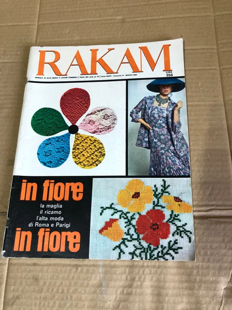 MAGAZINE RAKAM MENSUEL De Haute Mode Et Travaux Féminin Ans '60 Cousu ...
