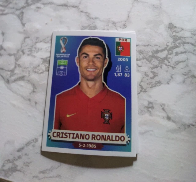 PANINI QATAR 2022 World Cup Stickers Cristiano Ronaldo POR18 Portugal £ ...
