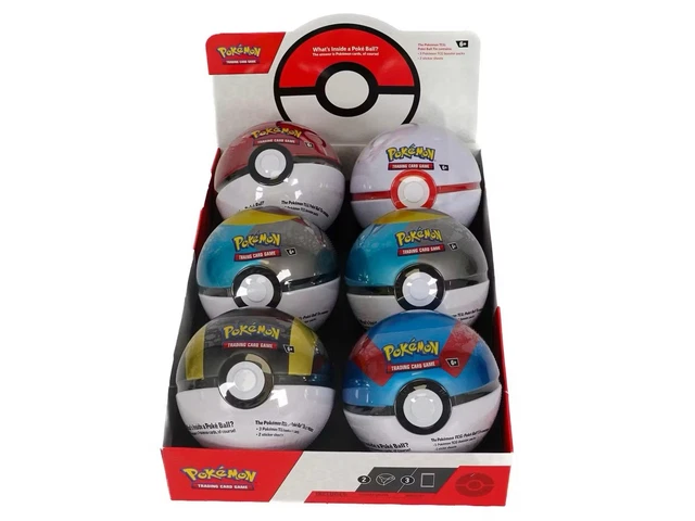 POKEMON TCG POKE Ball Tin Q4 2025 D25 New Sealed - Order 6 for sealed ...