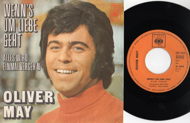 OLIVER MAY - Wenn's um Liebe geht 7" EUR 1,00 - PicClick FR