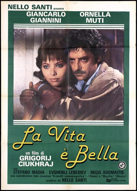 LA VITA E' Bella Manifesto Ornella Muti Giancarlo Giannini 1979 Movie ...