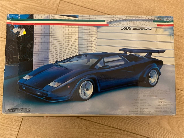 FUJIMI LAMBORGHINI COUNTACH 5000 Quattrovalvole Model Kit 1\24 EUR 57 ...