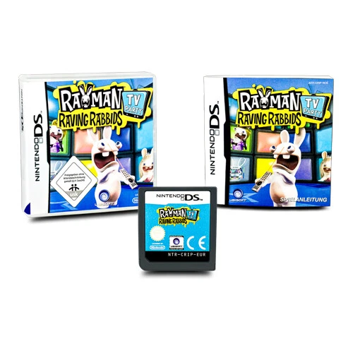 NINTENDO JEU DS Rayman Lapin Crétin Emballage D'Origine avec Manuel EUR ...