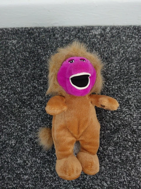 MINI BARNEY THE Dinosaur Lion Beanie Plush rare cuddly doll BB4A £8.99 ...