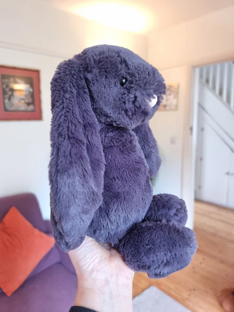 JELLYCAT - BASHFUL Inky Bunny - Medium - Retired £85.00 - PicClick UK